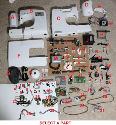 Singer SEWING MACHINE Model: 4166 "REPLACEMENT PARTS" | eBay