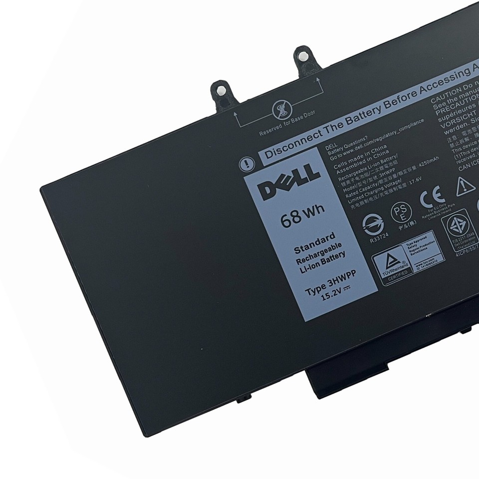 Genuine 3HWPP Battery For Dell Latitude 14 5410 5510 Inspiron 7500 7506 ...
