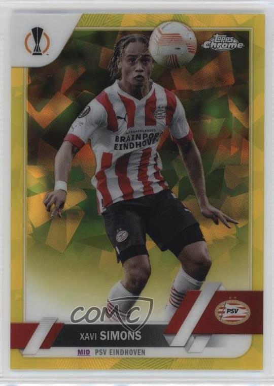 2022-23 Topps Chrome Sapphire Edition UEFA Club Competitions - Yellow ...