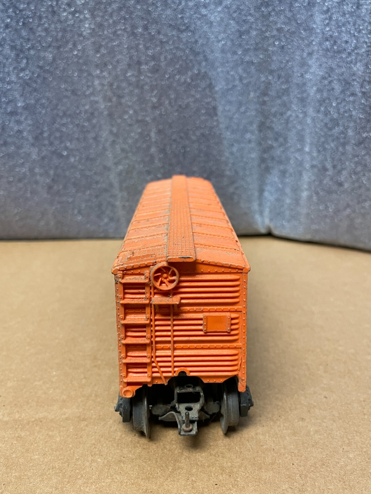 POSTWAR O GAUGE LIONEL PENNSYLVANIA X6034 ORANGE BABY RUTH BOX CAR ...