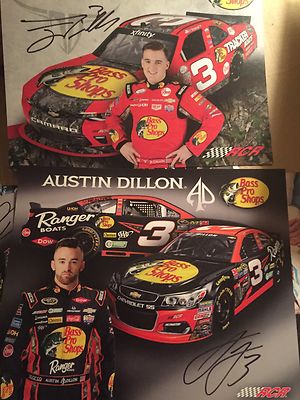 Austin Dillon And Ty Dillon Signed Autographed Lot Of Hero Cards | eBay