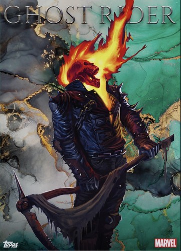 Topps Marvel Collect Elemental Collection S1 - Ghost Rider Marble Epic ...