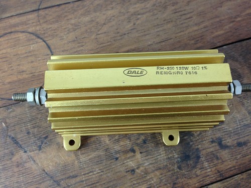 NOS - Dale RH-250 ~ 120W ~ 10 Ohm Wire Wound Resistor ~ 1% RE80G10R0 ...