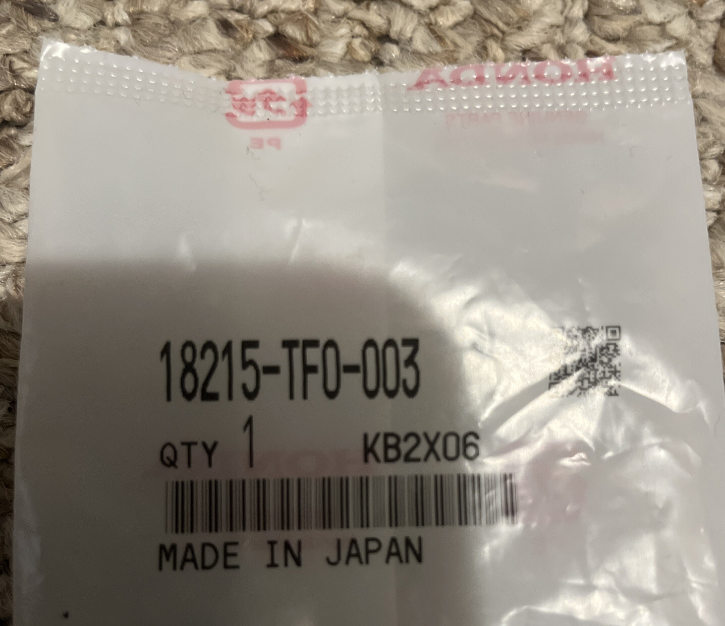 Genuine Honda Rubber Exhaust Hanger Mount 18215-TF0-003 | eBay