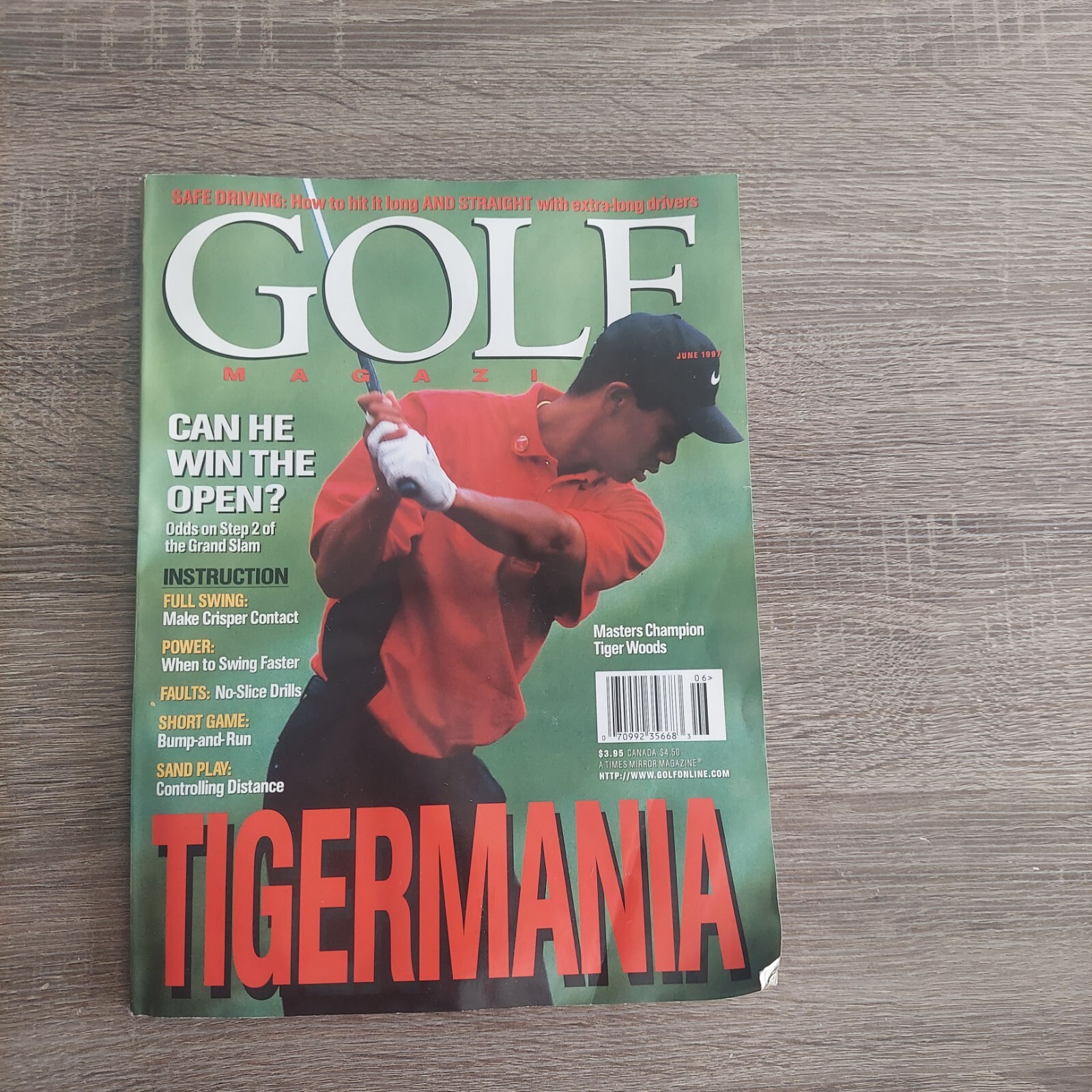 Tigermania Tiger Woods Masters Champ - Golf Magazine Newsstand Issue ...