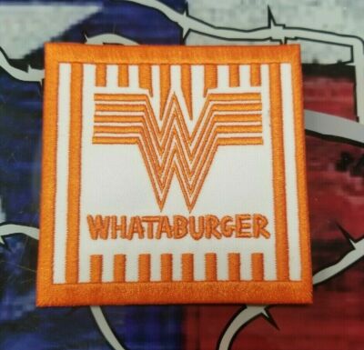 EMBROIDERED WHATABURGER FOOD PATCH (Please Read Ad) | eBay