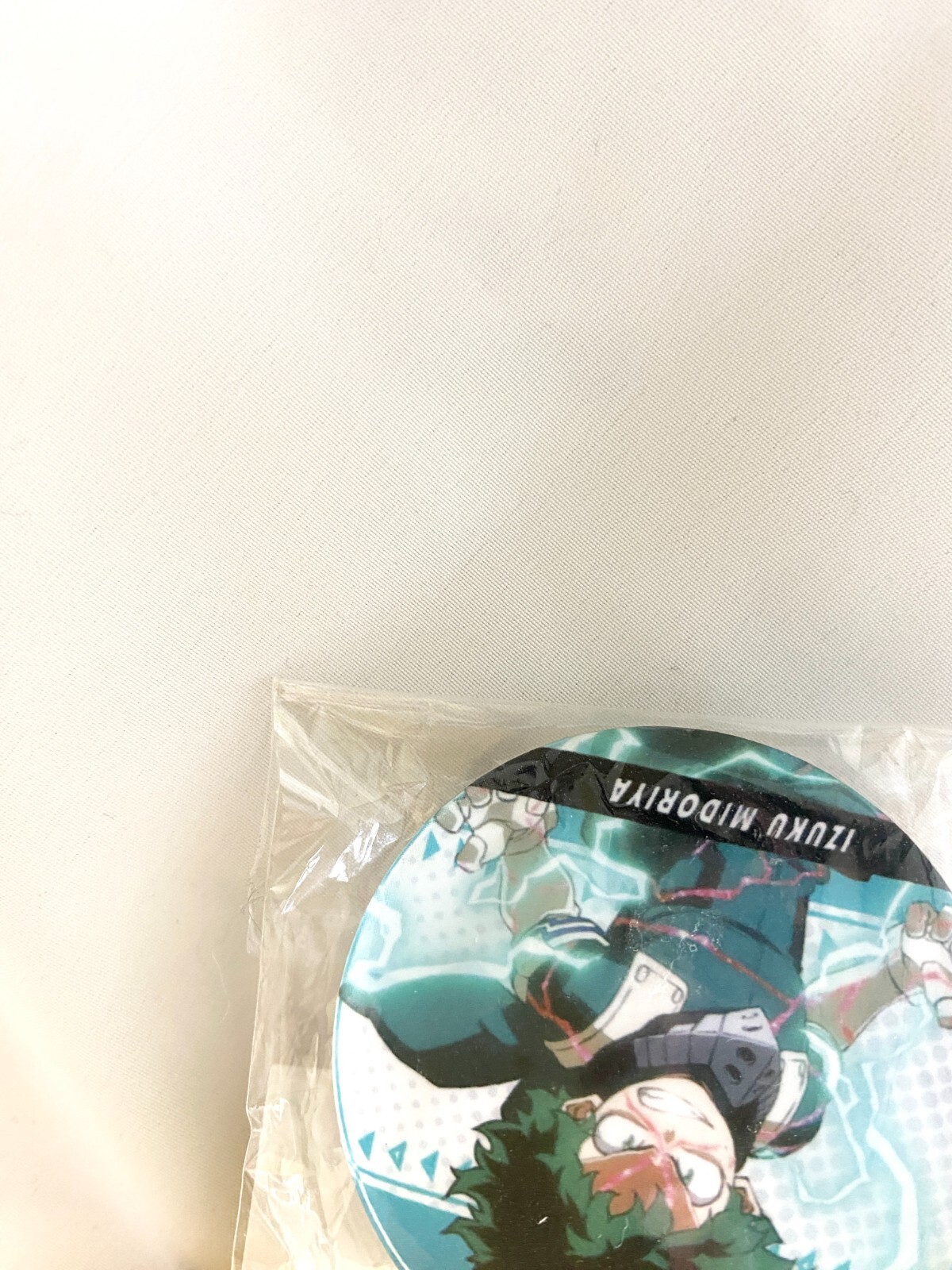 Izuku Midoriya My Hero Academia MHA Button Badge Bandai Namco Toei Rare ...