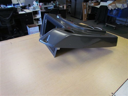 TRACKER FIBERGLASS DASH CONSOLE KIT F144335697 / 324744 GREY / BLACK ...