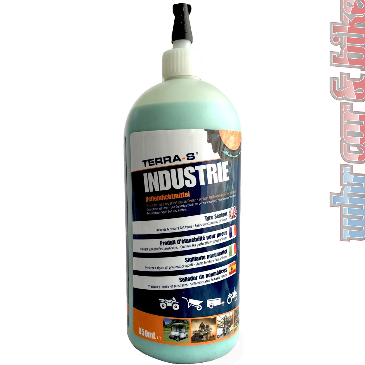 Terra-S Reifendichtmittel Industrie Schutz für Landmaschinen Fahrräder ...