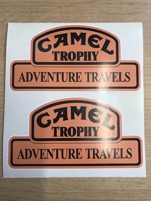 2 X CAMEL TROPHY Stickers Decal For your 4×4 Off Road Jeep. | eBay UK