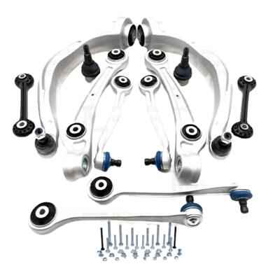 FOR AUDI A6 C7 FRONT UPPER LOWER SUSPENSION WISHBONE ARMS LINKS BALL ...