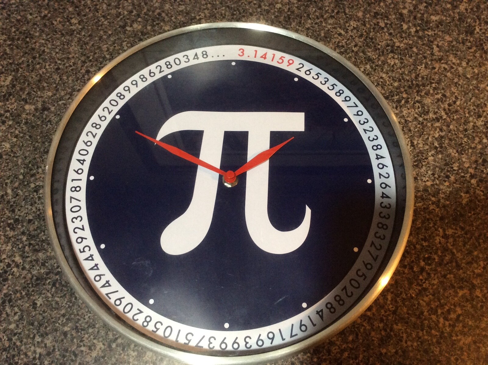 3.14 Pi Wall Clock Mathematical Pi Classroom Wall Decor EUC | eBay