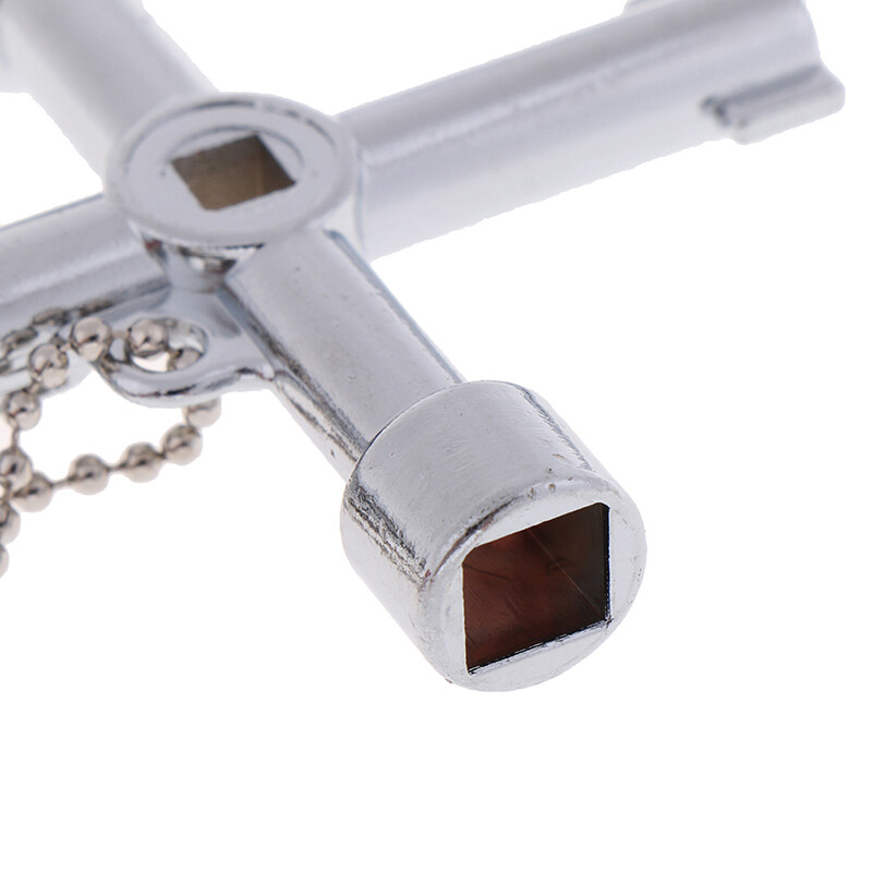 Electric Cabinet Cross Type Multifunctional Key Wrench Triangle Lock ...