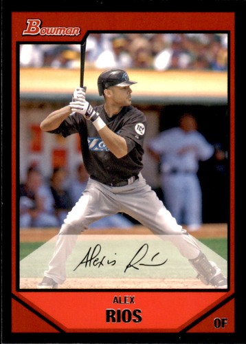 2007 Bowman #126 Alex Rios Toronto Blue Jays | eBay