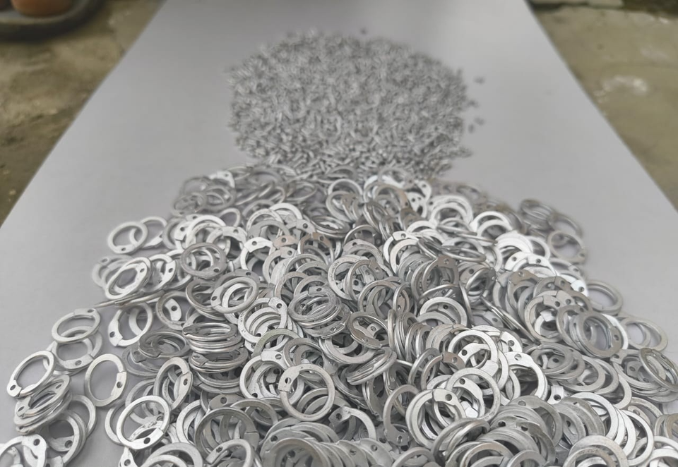 Medieval Aluminum Chainmail Flat Dome Rivet Rings for Reenactment, SCA ...