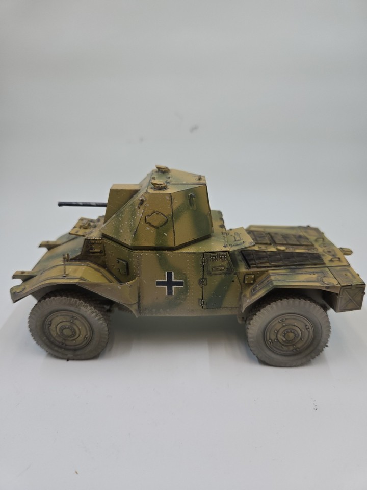 1/35 Built WWII German-Captured French Panhard 178 Armored Car ...