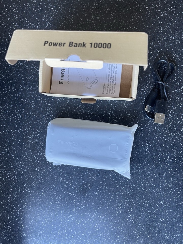 EnergyQC Light Power Bank 10000mAh Mini Portable External Battery ...