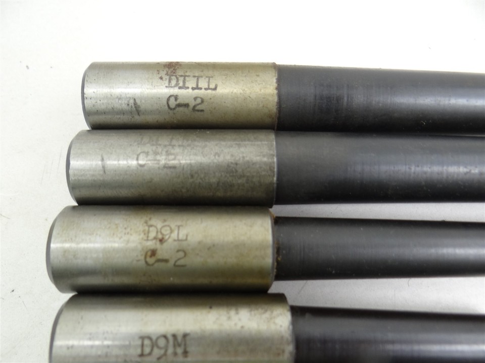 10 ASSORTED CARBIDE TIPPED BORING BARS 5/8" SHANKS 3/8" TO 3/4" MIN ...