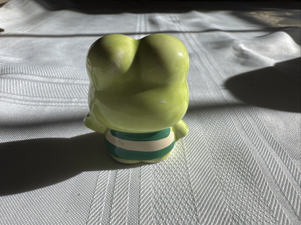 Vintage Sanrio Keroppi 2.5” Ceramic Figure Figurine Statuette Indonesia ...