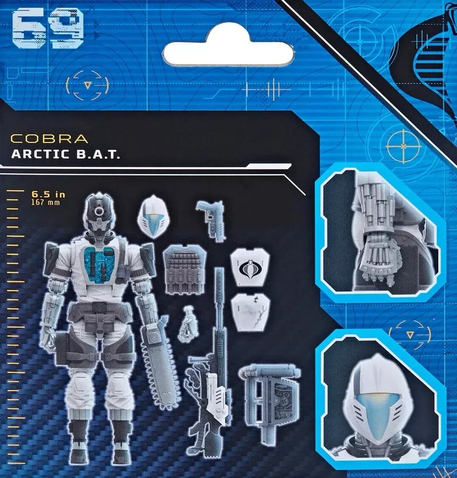 HASBRO PULSE GI JOE CLASSIFIED SERIES 069 COBRA ARCTIC BAT 6" ACTION ...