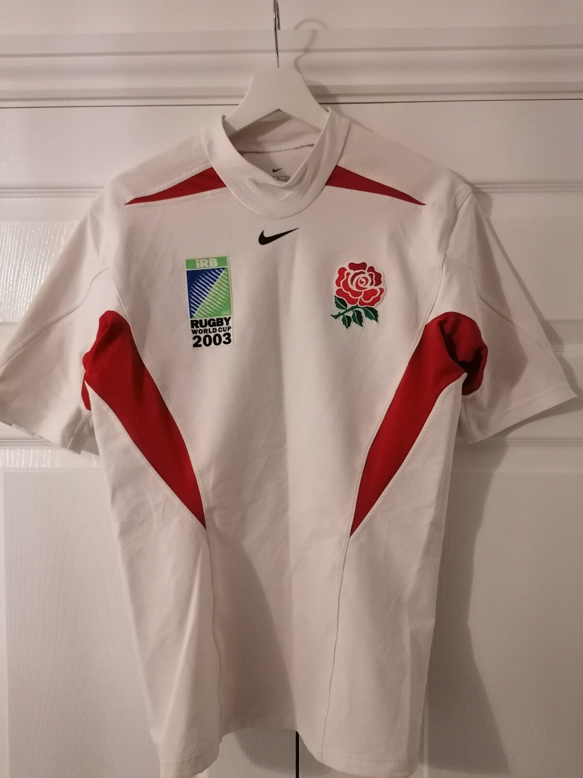 England Rugby Union Official Players World Cup 2003 shirt Large Retro ...
