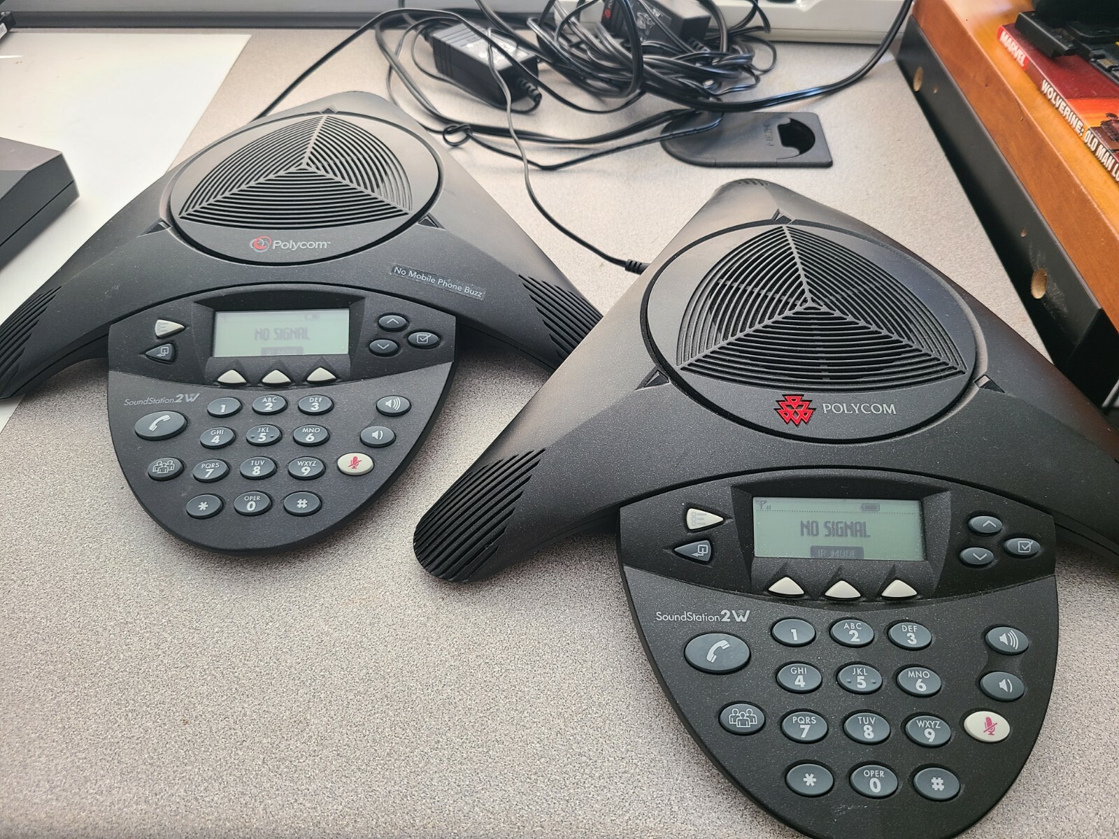 (Lot of 2) Polycom Soundstation 2W 2.4GHz Wireless Conference Phones ...