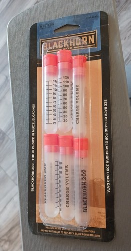 Blackhorn 209 Black Powder Measuring Charge Tubes-Muzzleloader - NEW ...