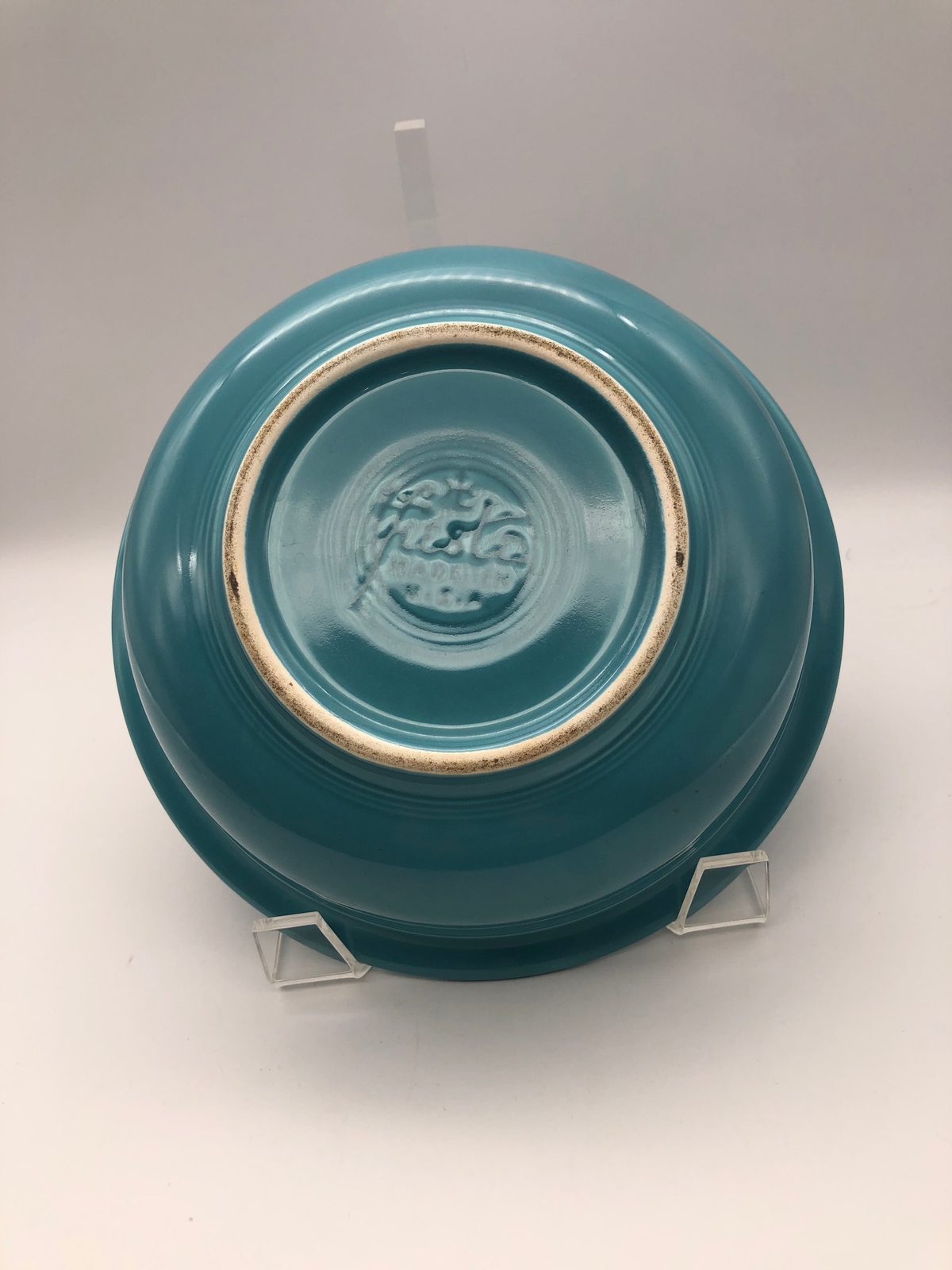 01709 Vintage Fiestaware Nappy Bowl, 8 1/2" - Turquoise | eBay