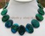 LARGE 23X32MM FLAT BLOCK-SHAPED AZURITE GEMS PHOENIX STONE BEADS ...