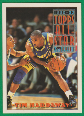 ☘️ 1993 1994 93 94 TOPPS BASKETBALL CARD ALL STAR TIM HARDAWAY #130 | eBay