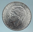1941 ROMANIA Michael I Romanian Lady & Bird Antique Genuine Silver Coin ...