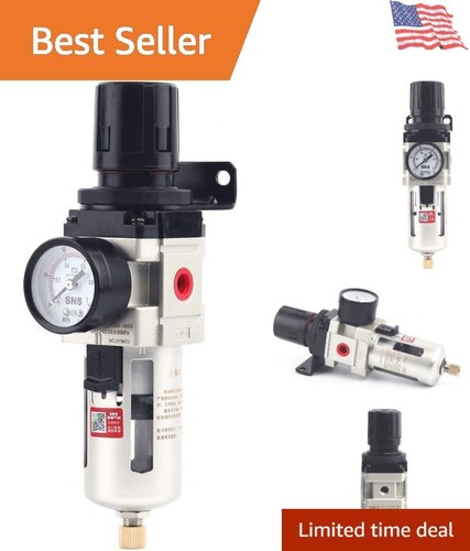 Heavy-Duty Air Pressure Filter Regulator with Poly Bowl and Bracket ...