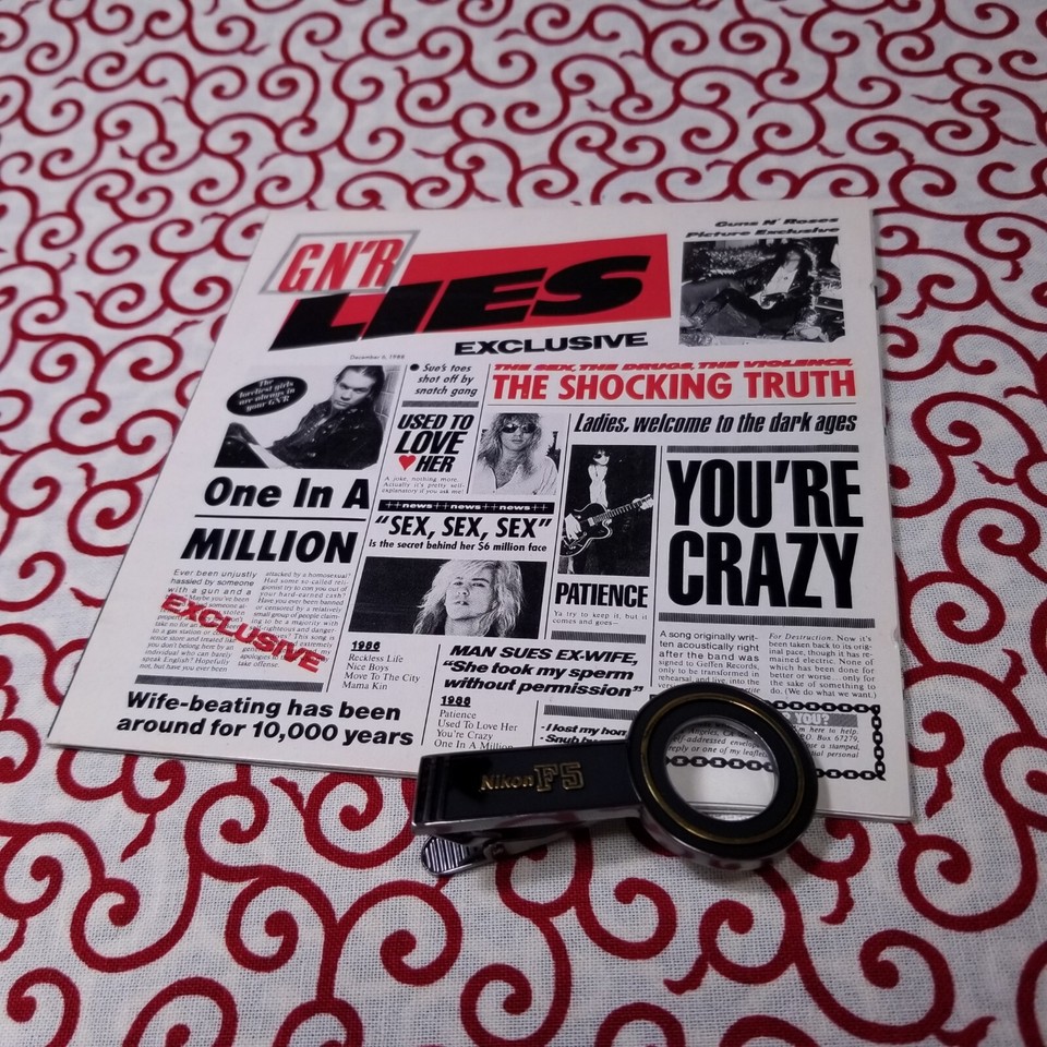 Nikon Loupe Lupe Tie Pin ( F5 Release Anniversary Model ) EXC+++ RARE ...