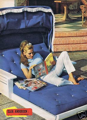 Coupure de presse Clipping 1964 Poster Elga Andersen 26 x 35 | eBay