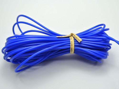10 Meter Royal Blue 2mm Soft Hollow Rubber Tubing Jewelry Cord Cover ...