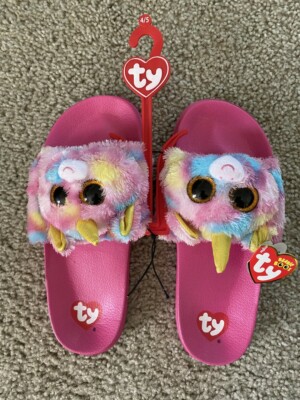 TY FASHION BEANIE BOOS SLIDES GIRLS YOUTH SZ 4-5 FANTASIA UNICORN | eBay