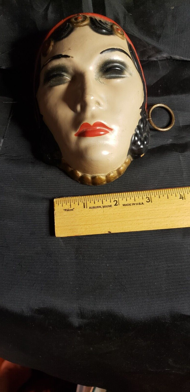 Pair Vintage Gypsy Pirate Masks Man Woman Boho M & … - Gem