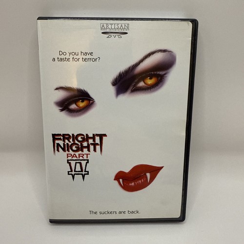 Fright Night Part 2 II Rare OOP DVD Roddy McDowall Traci Lin NEW (Open ...