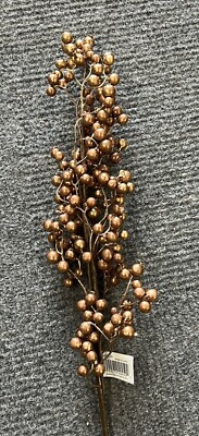Napco Craft Artificial Berries Copper-colored Spray 12/Box Approx 32”L ...
