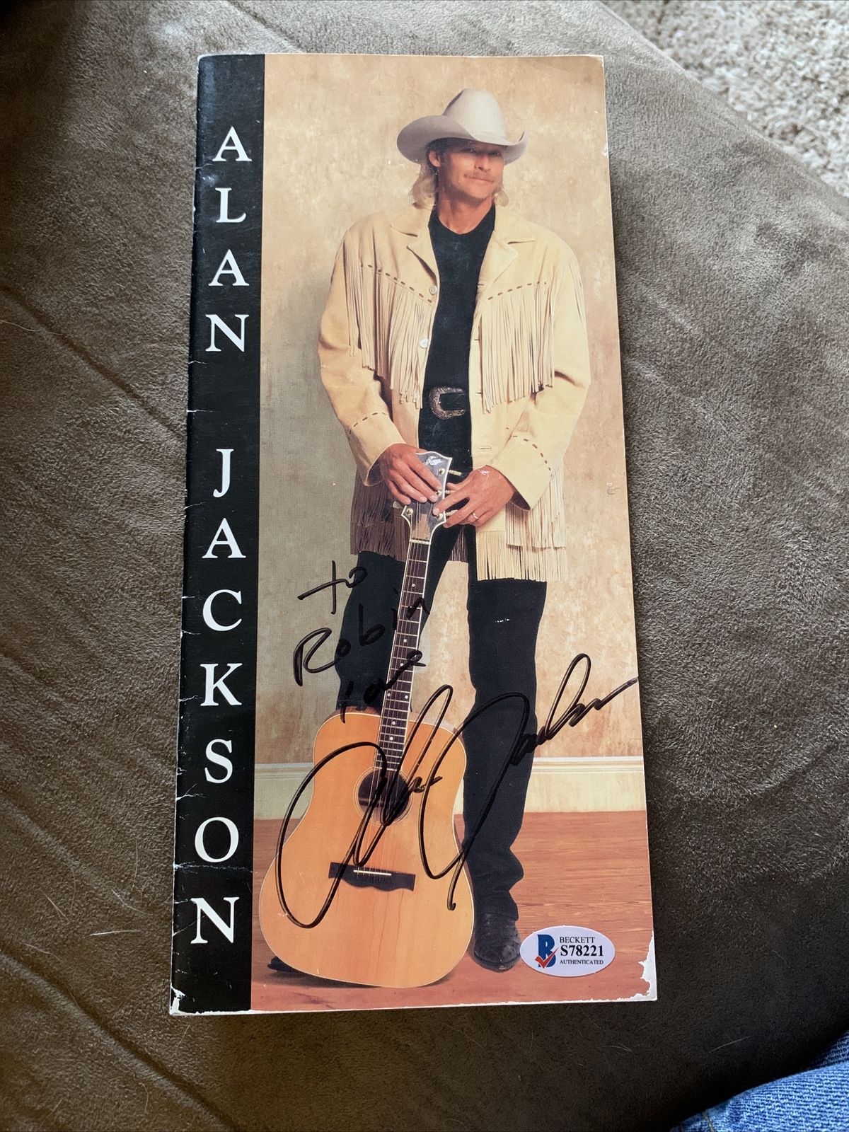 Alan Jackson Signed Autographed Memphis Mall CD Beckett Booklet ...