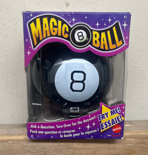 Mattel Magic 8 Ball Fortune Teller Question Answer Toy Game For Kids ...
