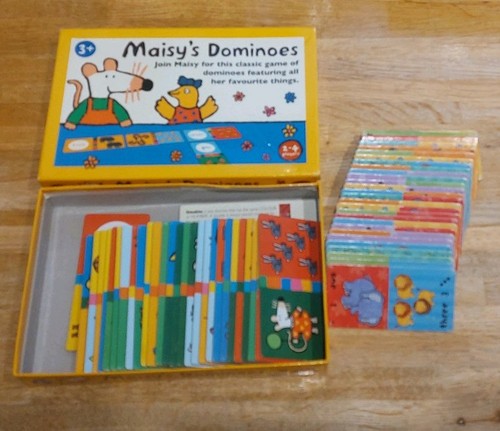 2 Sets Dominoes - Maisy and A Generic Pack, Each 28 Cards in Good ...
