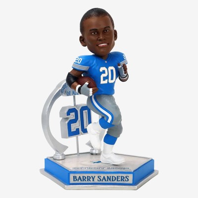 Barry Sanders Detroit Lions Legendary Number 20 Bobblehead NFL Football ...