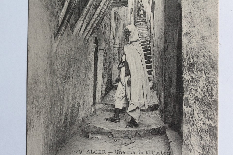 CPA Algeria Algiers A street in the Casbah (55175) | eBay Australia