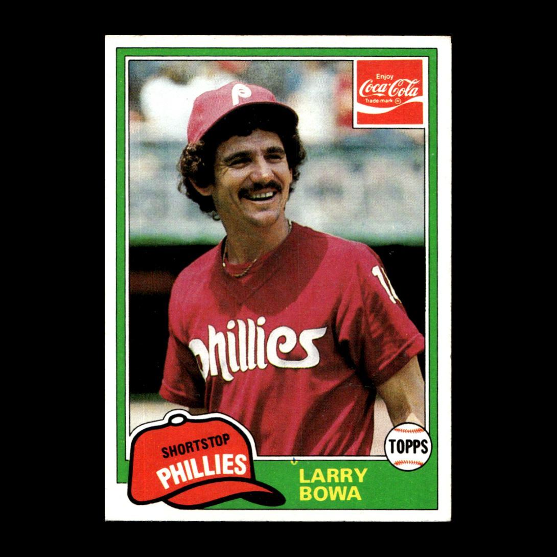 Larry Bowa 1981 Topps Coca-Cola Philadelphia Phillies #2 Nice! | eBay