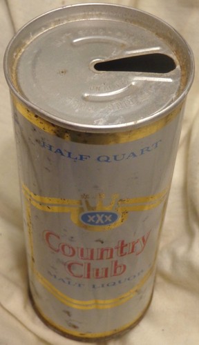 Country Club Beer Can - Early Pull Tab - 16 Oz - 1960's - Pearl - St ...