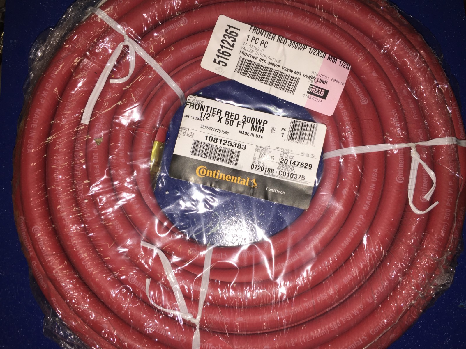 CONTINENTAL ContiTech Frontier Red EPDM Rubber Multipurpose Hose ...