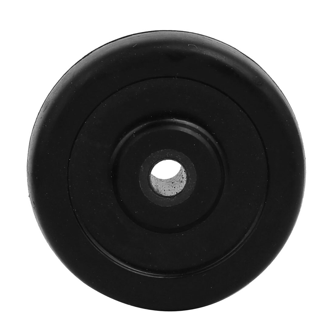 2-inch Diameter Rubber Wheel Skateboard Trolley Caster Pulley Black ...