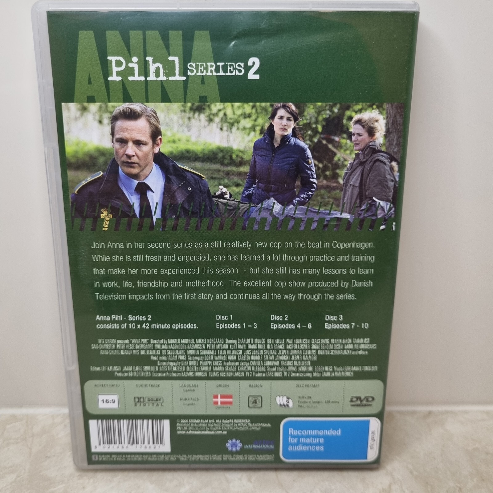 Anna Pihl Series DVD Set Season 1 2 3 PAL Region 4 Danish Crime Drama ...