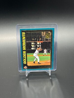2001 Topps #384 Cal Ripken Golden Moments Baltimore Orioles HOF | eBay